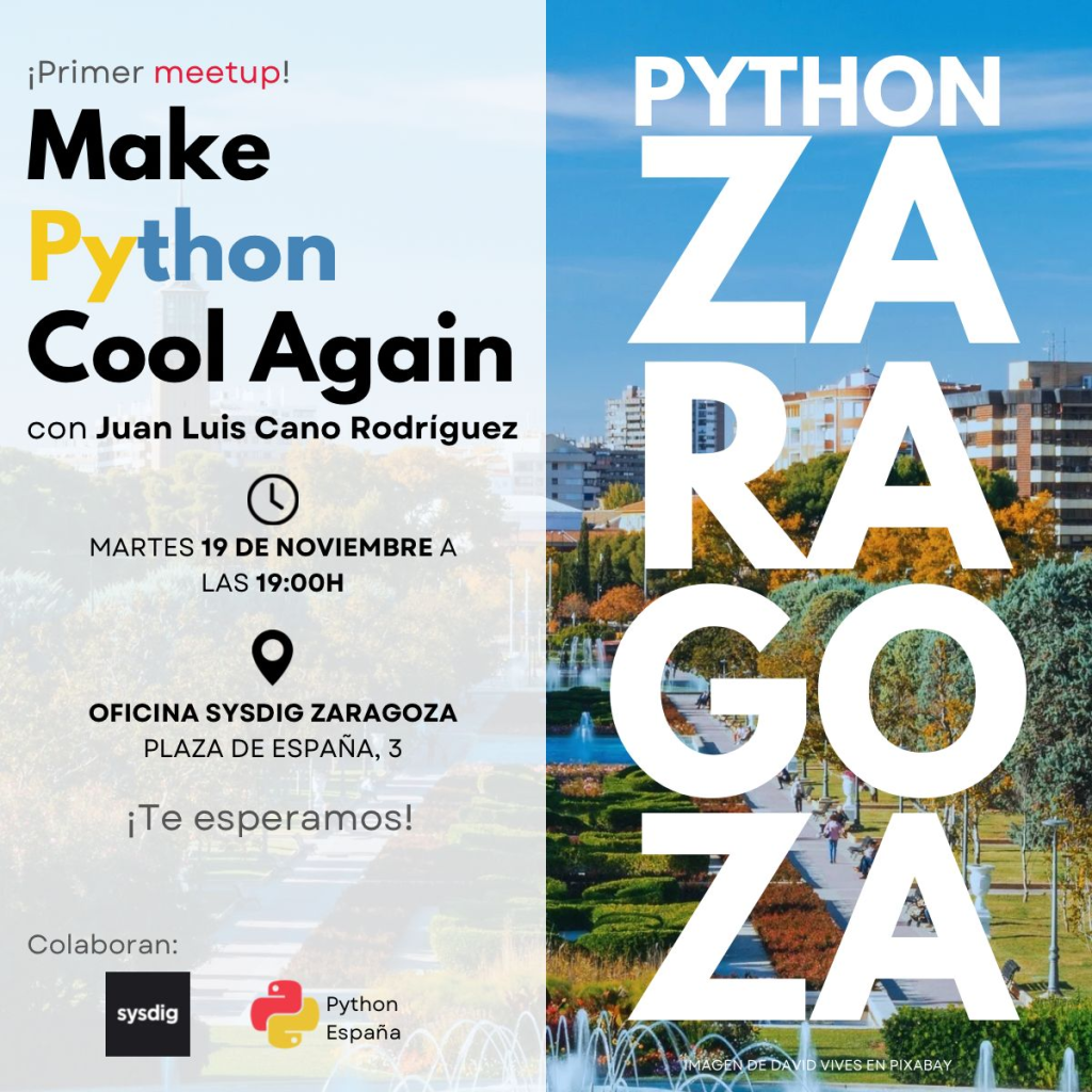 Meetup Python Zaragoza 19/11/2024 | Escuela de Ingeniería y Arquitectura